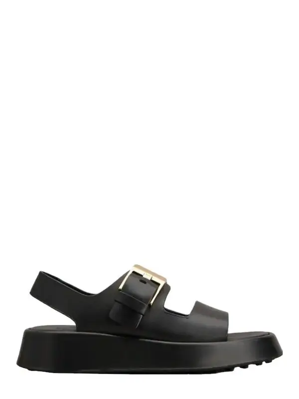 TOD'S Buckle-strap Platform Sandals - Black