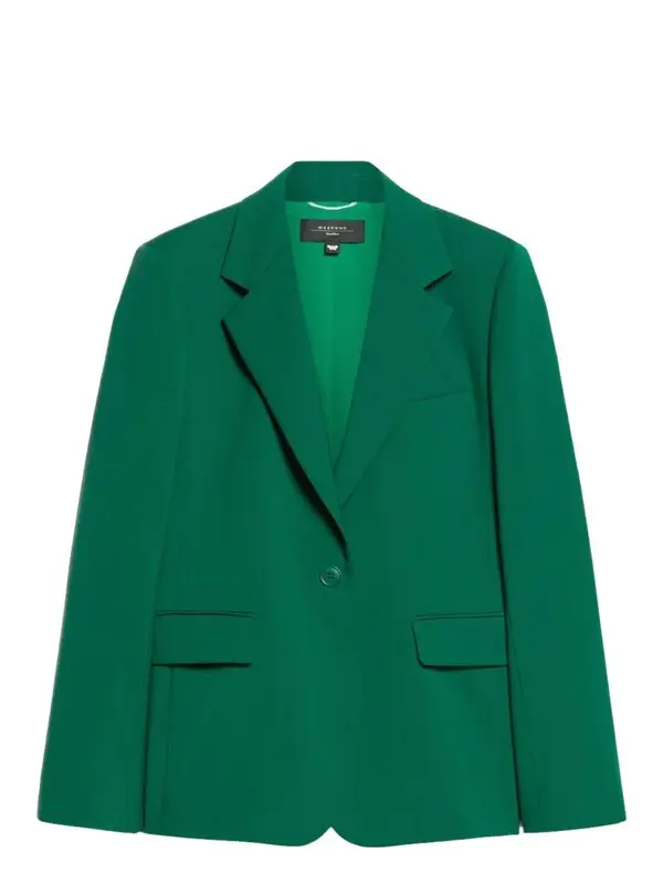 Max Mara Lamine Single-breasted Jacket - Green
