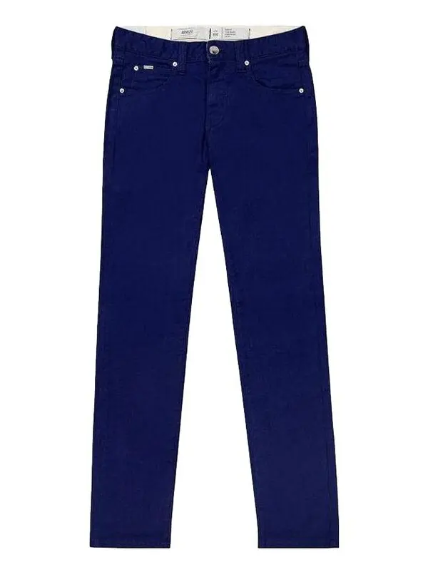 Emporio Armani Slim Fit Zip Fly Jeans - Blue