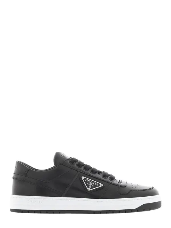 Prada Downtown Logo Low-top Sneakers - Black