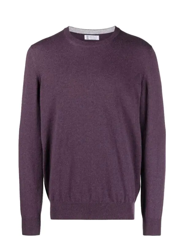 Brunello Cucinelli Cashmere Crewneck Jumper - Brown