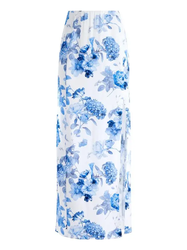 ALICEOLIVIA Alice + Olivia Stephine Maxi Skirt With Floral Print - Affection Small