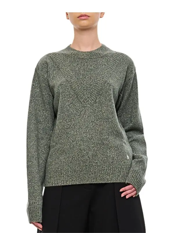 Rabanne Layered Crewneck Jumper - Black