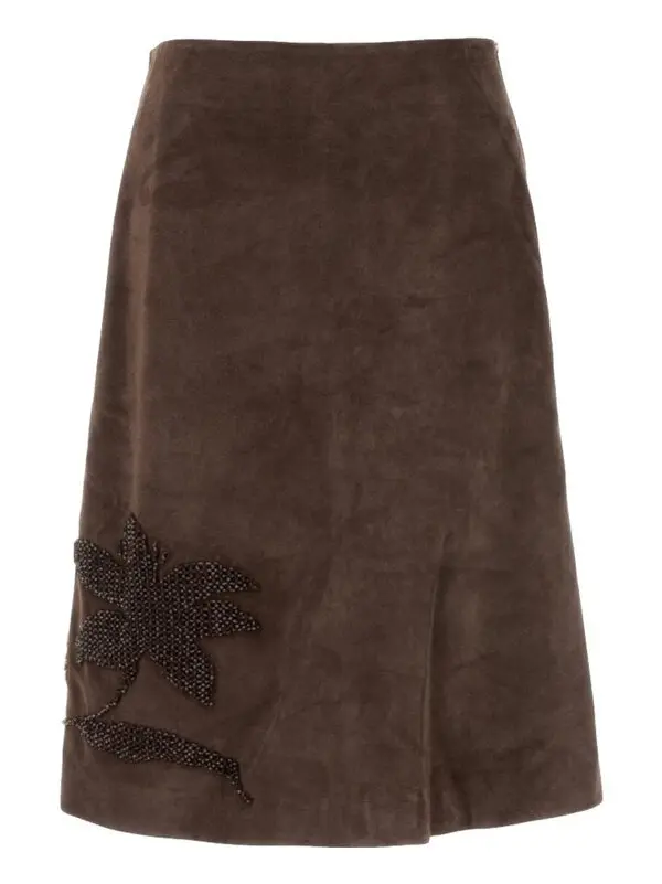 16Arlington Dafne Midi Skirt - Green