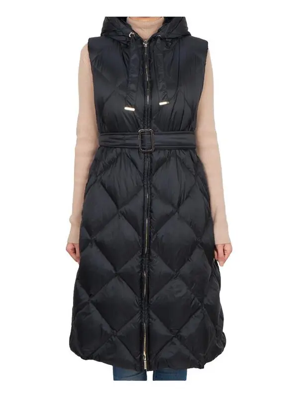 Max Mara Tregil Padded Gilet - Black