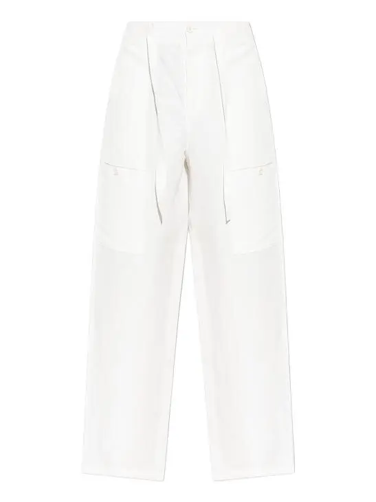 JIL SANDER Wide-leg Cargo Pants - White