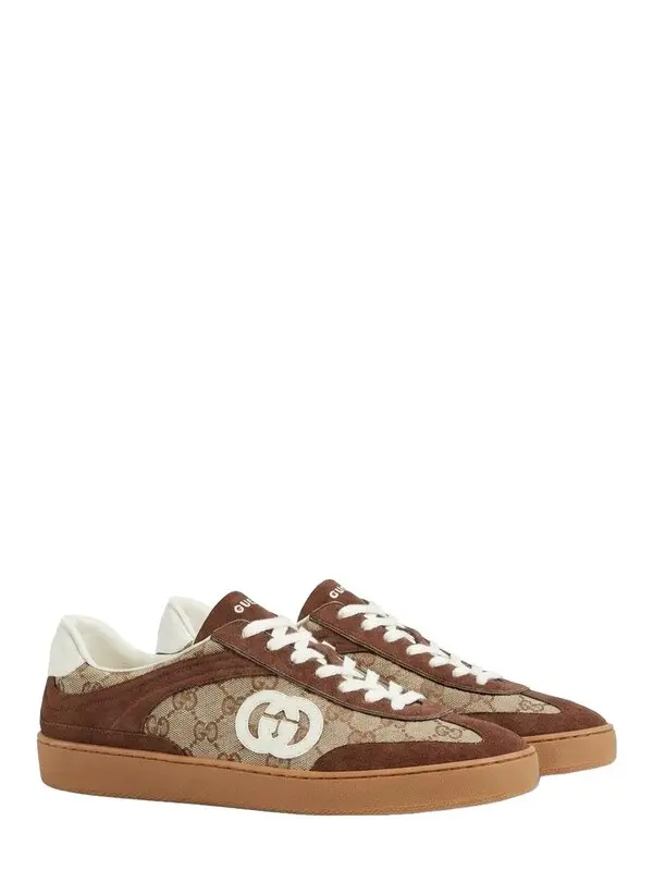 Gucci Interlocking G Trainers - Dark Brown