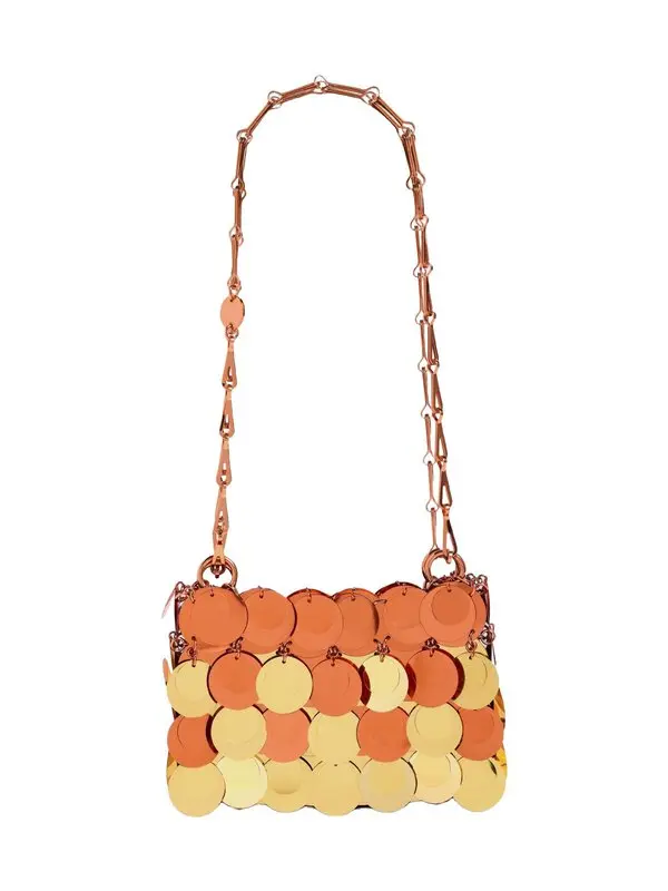 Rabanne Sun Date Sparkle Nano Bag - Brown