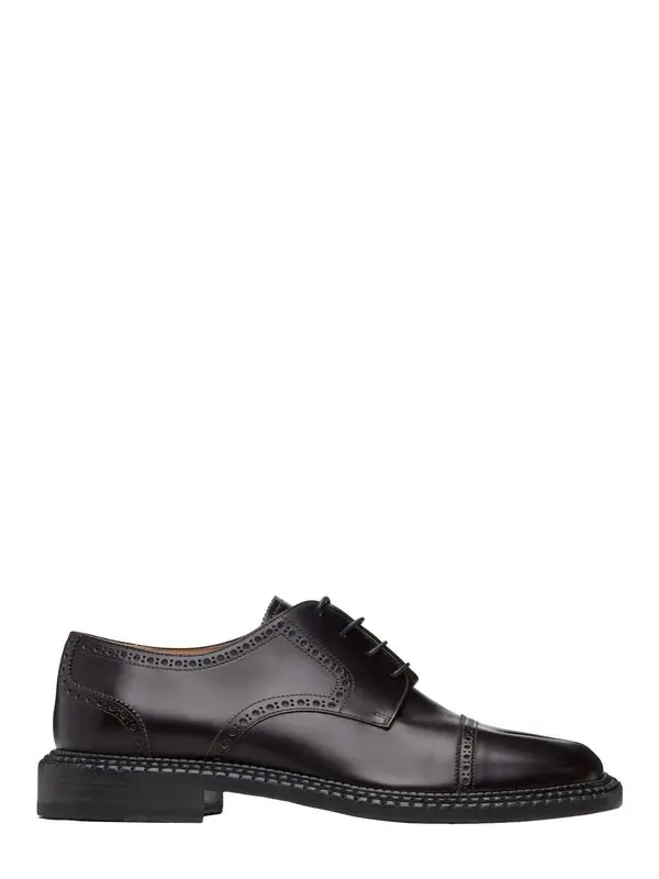 MAISON MARGIELA Tabi City Lace-up Shoes - Brown
