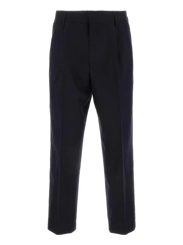 Dries Van Noten Straight Leg Tailored Trousers - Black