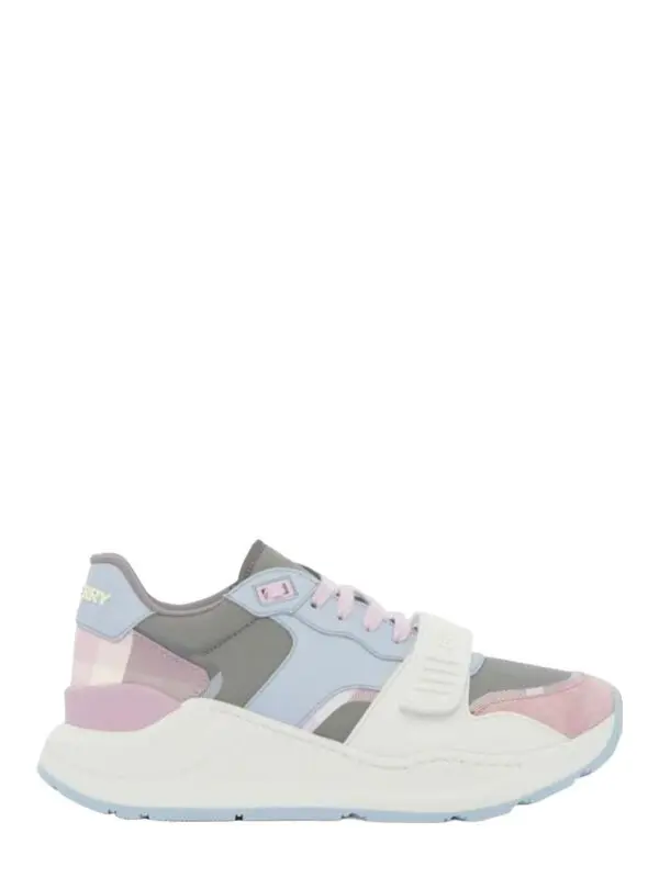 Burberry Low-top Panelled Sneakers - White