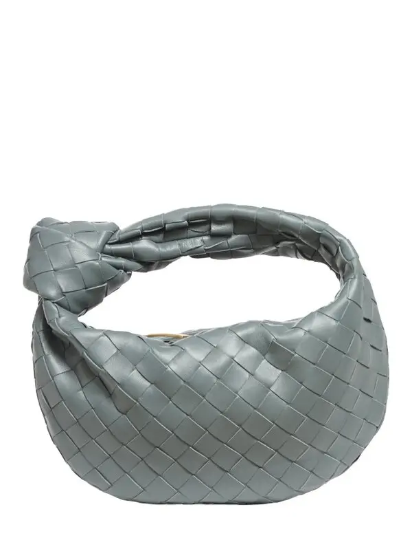 Bottega Veneta Mini Jodie Handbag - Gray