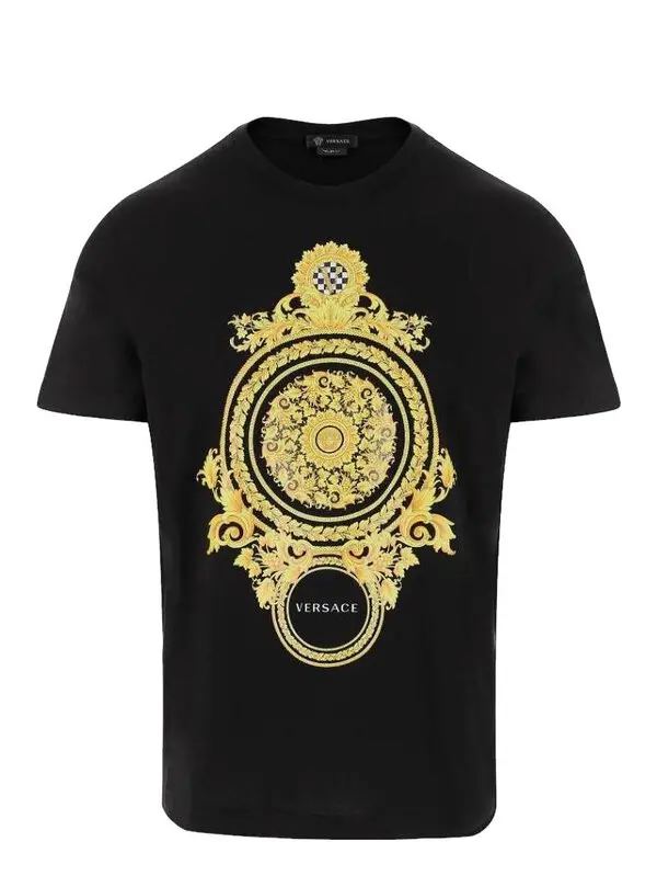 Versace Barocco Printed T-shirt - Black