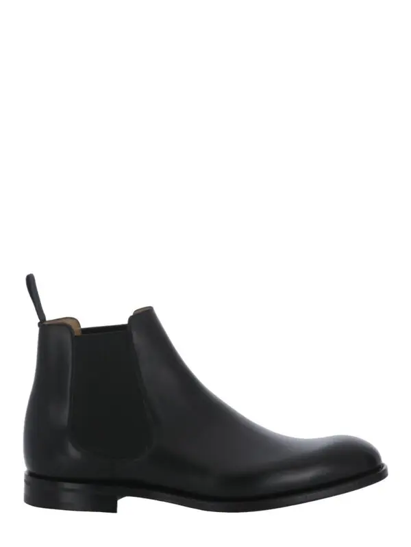 Church's Round Toe Slip-on Boots - Black