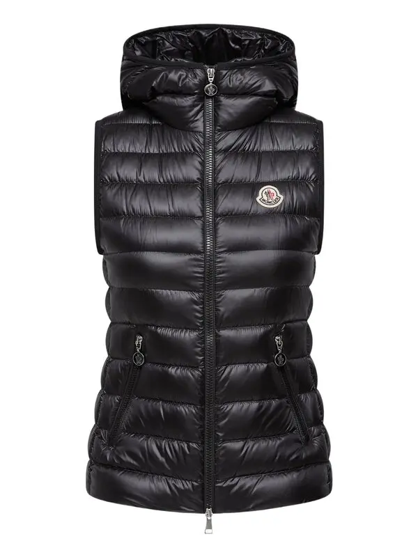Moncler Glycosse Hooded Padded Gilet - Black