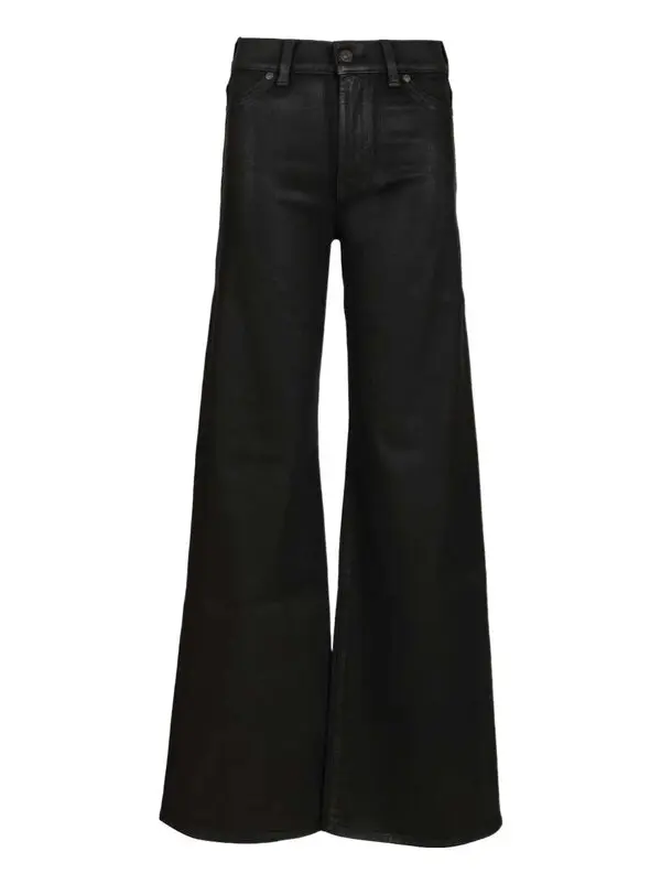 7 For All Mankind Lotta Coated Jeans - Black