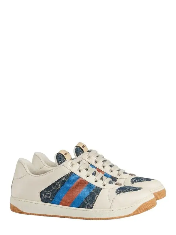Gucci Gg Screener Low-top Sneakers - Nude