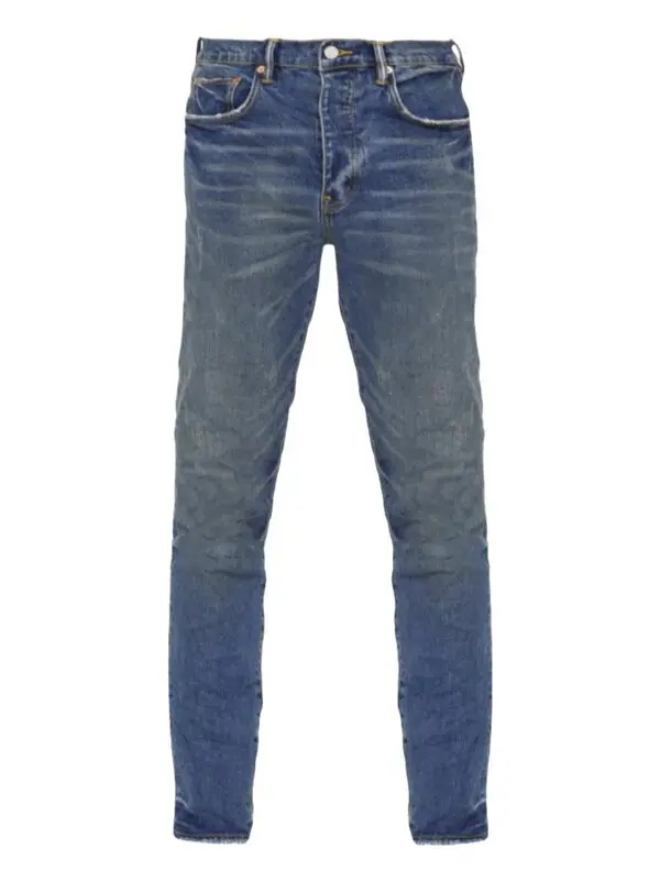 PURPLE BRAND Washed Skinny Jeans - Blue
