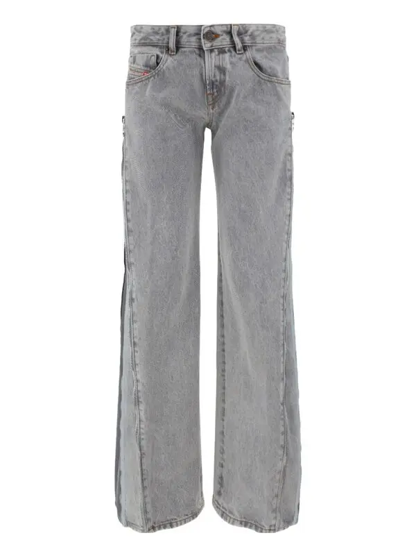 DIESEL® 2002 Low-rise Straight-leg Jeans - Gray