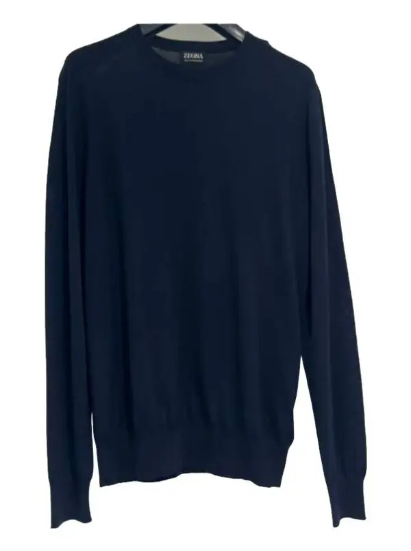 Zegna Long-sleeved Knitwear - Black