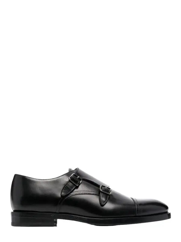 Brunello Cucinelli Monk Strap Shoes - Black