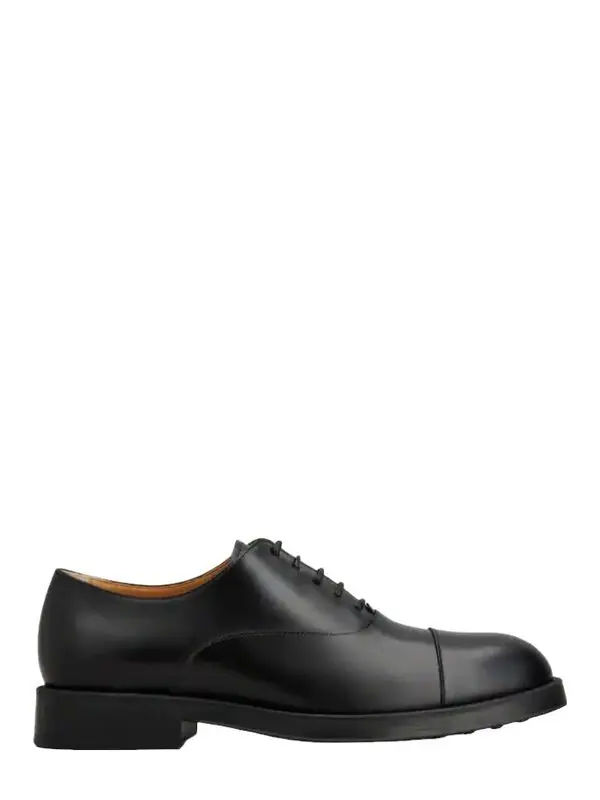 TOD'S Almond Toe Lace-up Shoes - Black
