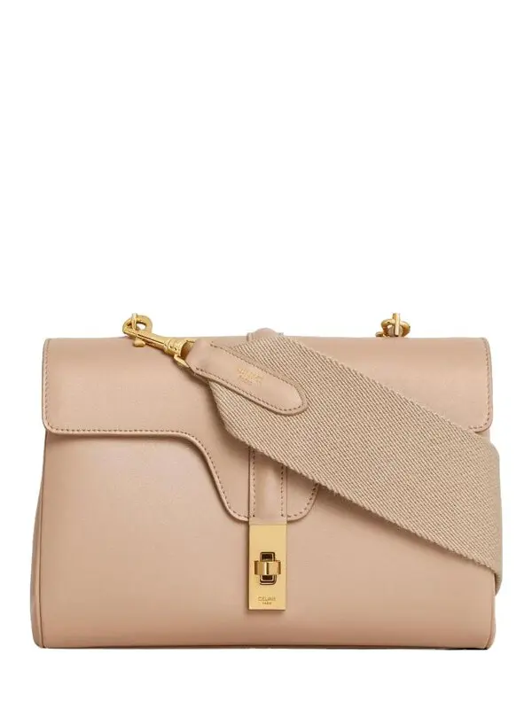 Celine Teen Soft 16 Bag In Smooth Calfskin - Nude