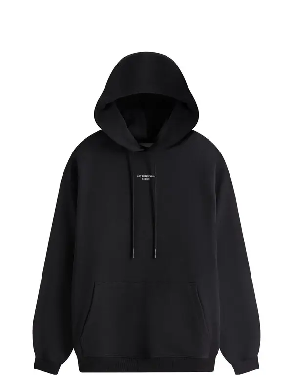 Drole De Monsieur Hooded Sweater - Black