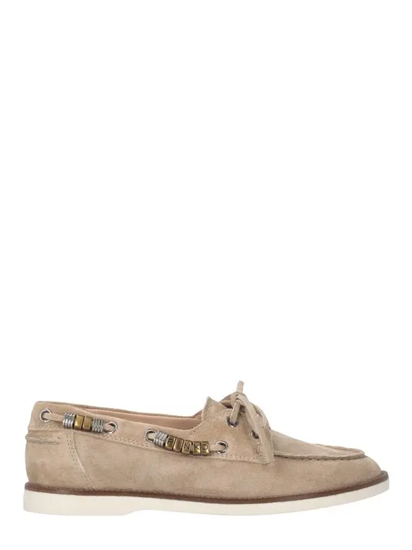 Pinko Grace 01 Lace-up Loafers - Nude