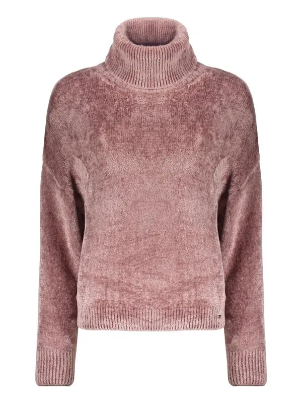 Herno Funnel-neck Knitted Sweater - Brown