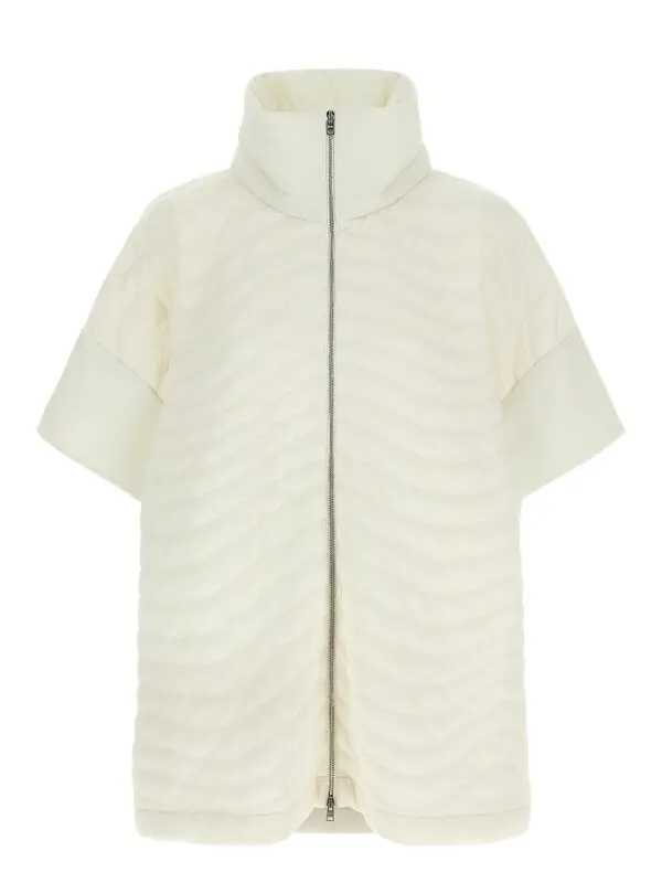 Herno Short Sleeves Padded Jacket - White