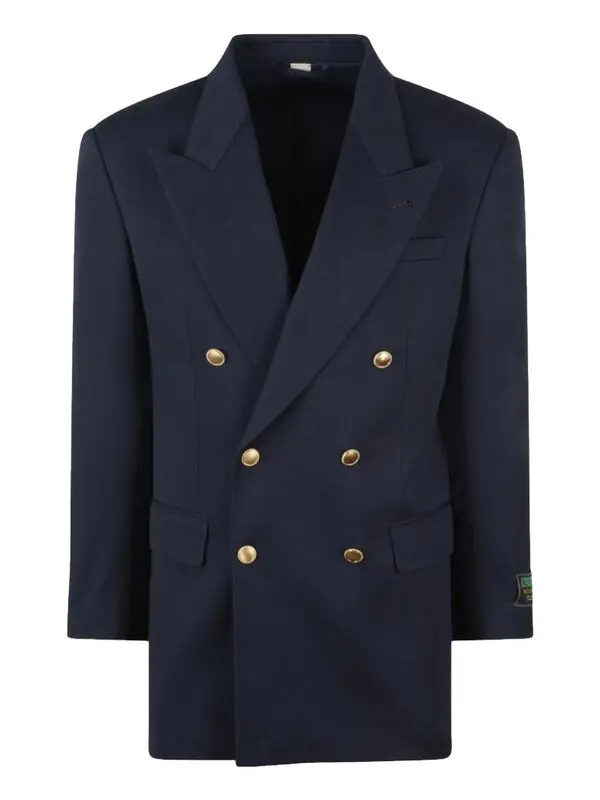 Gucci Double Breasted Tailored Blazer - Blue