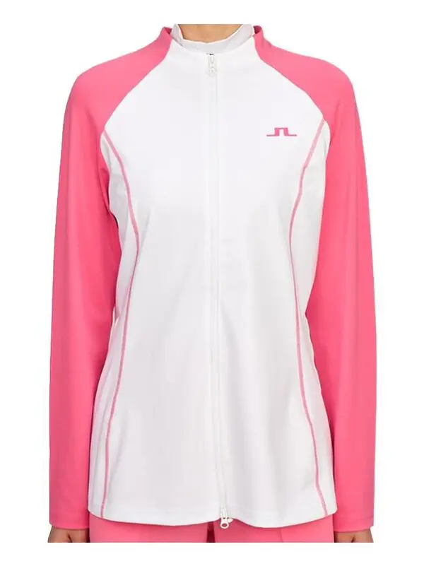J. Lindeberg Zip-up Long Sleeve Jacket - White