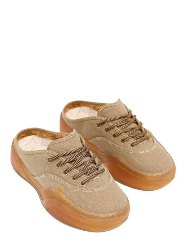 ERL Low Skate Mule Slip-on Sneakers - Nude