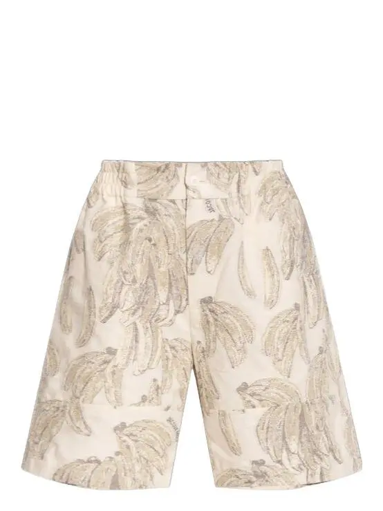 Jacquemus Printed Shorts - Nude