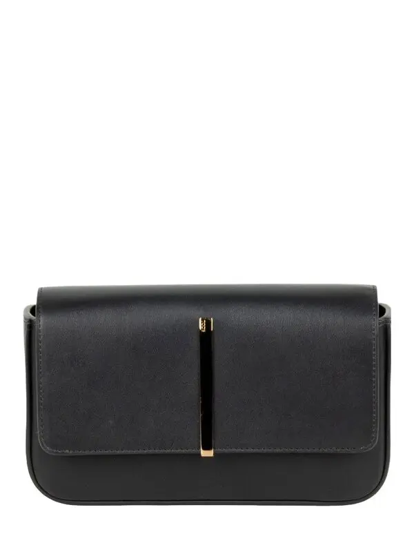 TOD'S Di Bag Folio Mini Flap Bag - Black