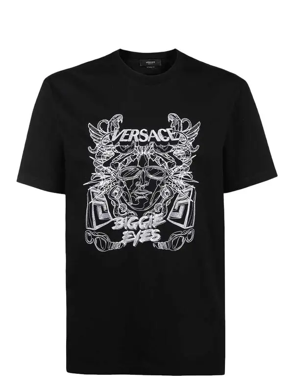 Versace Medusa Head-print T-shirt - Black