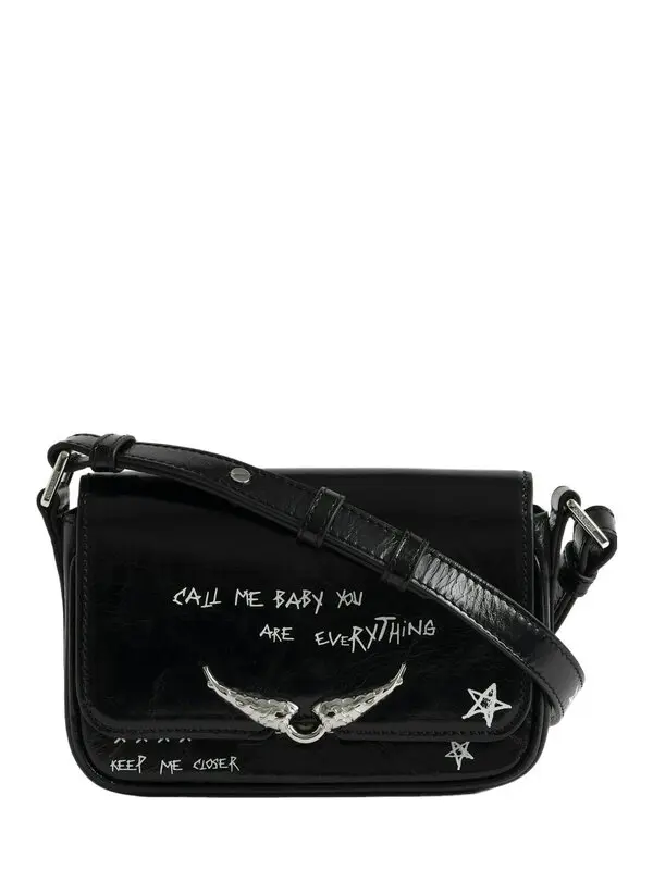 Zadig&Voltaire Le Zazi Graffiti Bag - Black