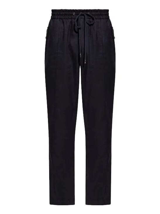 Dolce & Gabbana Drawstring Trousers - Black