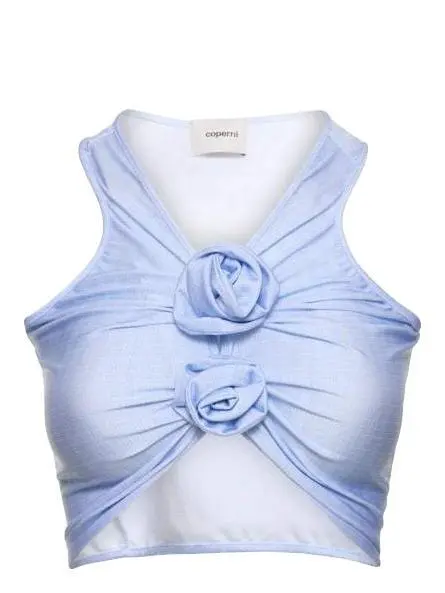 Coperni Sleeveless Pleated Top - Blue