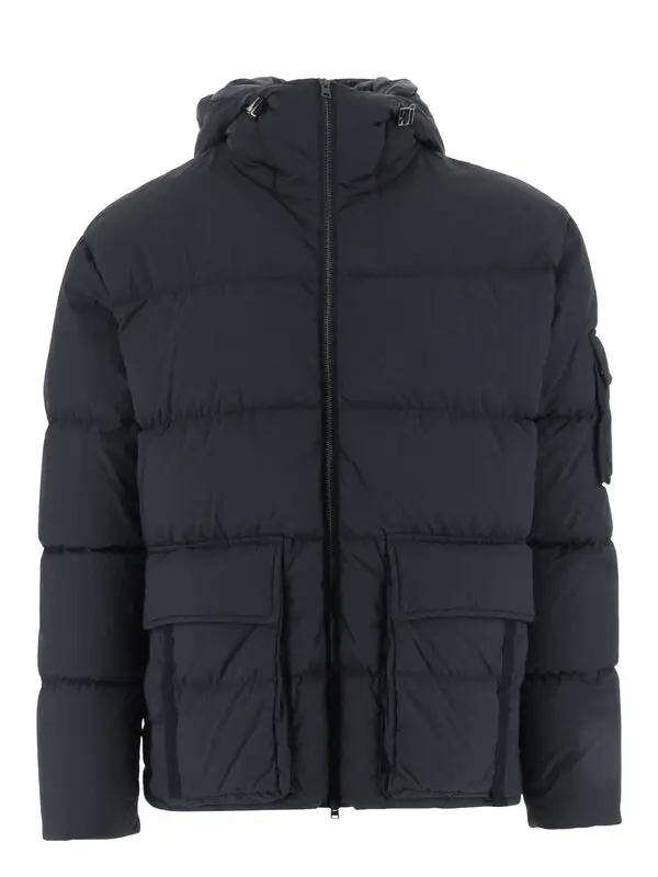 Herno Hooded Down Jacket - Black
