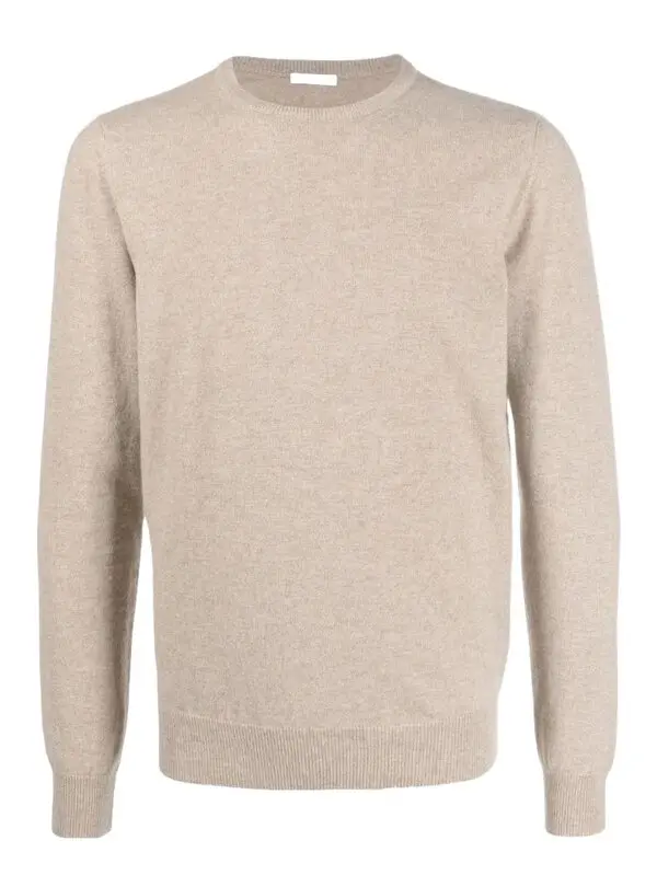 Malo Crewneck Knitted Jumper - Nude