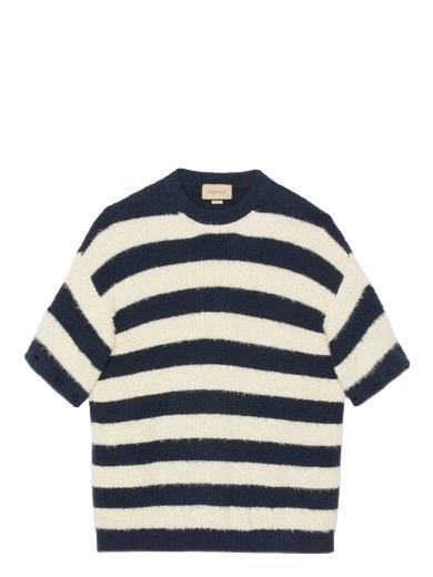 Gucci Striped Brushed Cotton Jumper - No