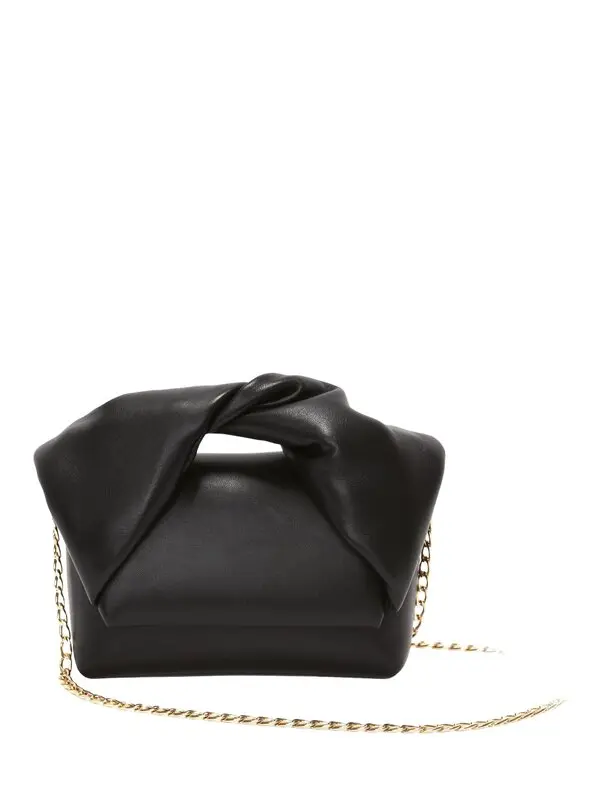 J.W.ANDERSON Jw Anderson Small Twister Top Handle Bag - Black