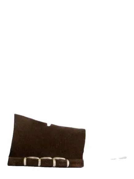 J.W.ANDERSON Suede Loafer Slide Mules - Brown