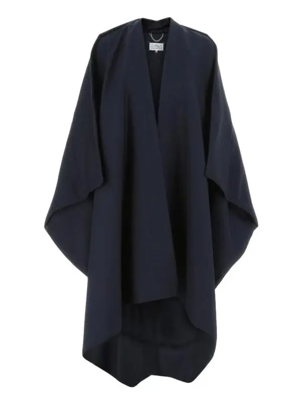 MAISON MARGIELA Wrap Coat - Navy