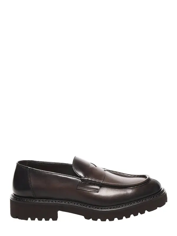 DOUCAL'S Penny Loafers - Dark Brown