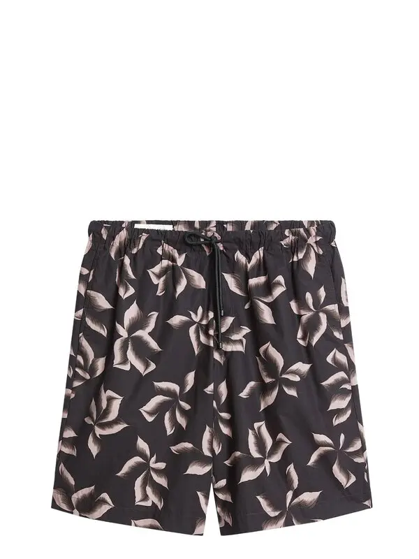 Dries Van Noten Printed Cotton Shorts - Cedar Palm