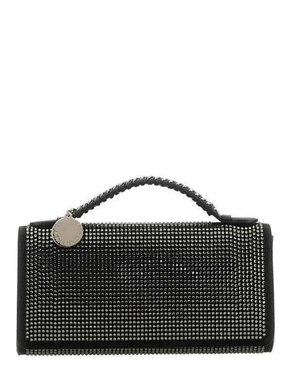 Stella McCartney Foldover Clutch Bag - Black