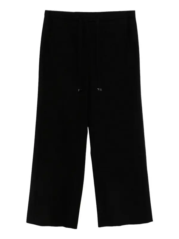 Max Mara Drawstring Trousers - Black